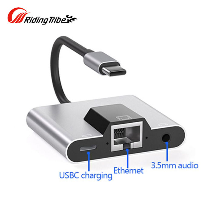 Riding Tribe USB C To 100Mbps Ethernet Adapter Network Converter Type-C ...