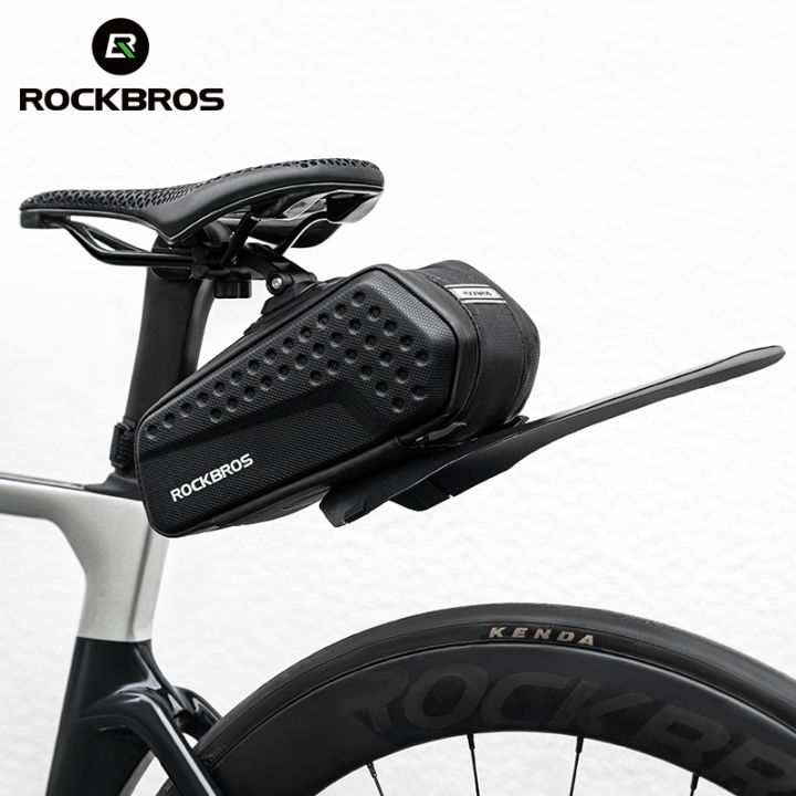 ROCKBROS Cycling Rear Seat Bag Hard Shell Multi-layer Storage MTB Road ...