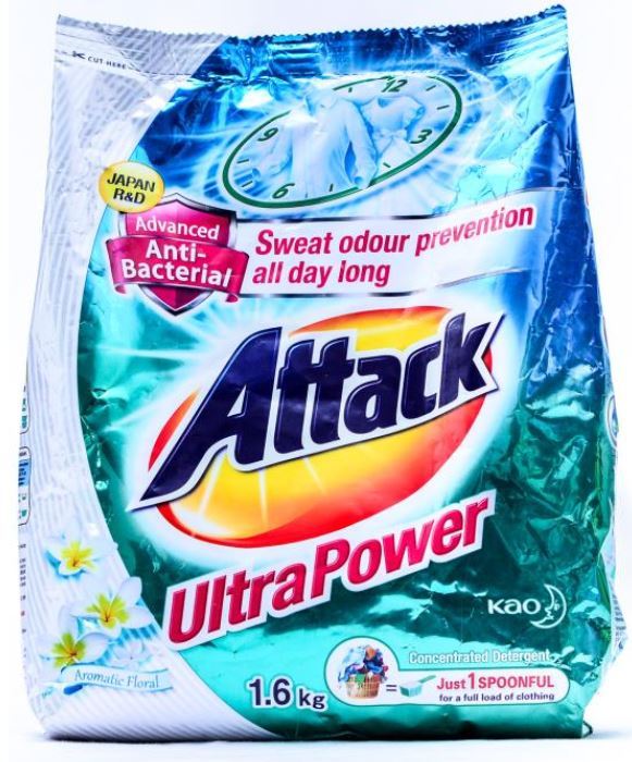 Attack Enzyme Power 3D Clean Action Aromatic Floral Concentrated ...