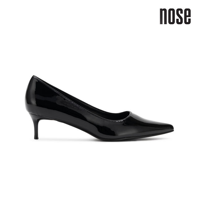 NOSE Pointy Toe With Spray Heel Pump - Black | Lazada