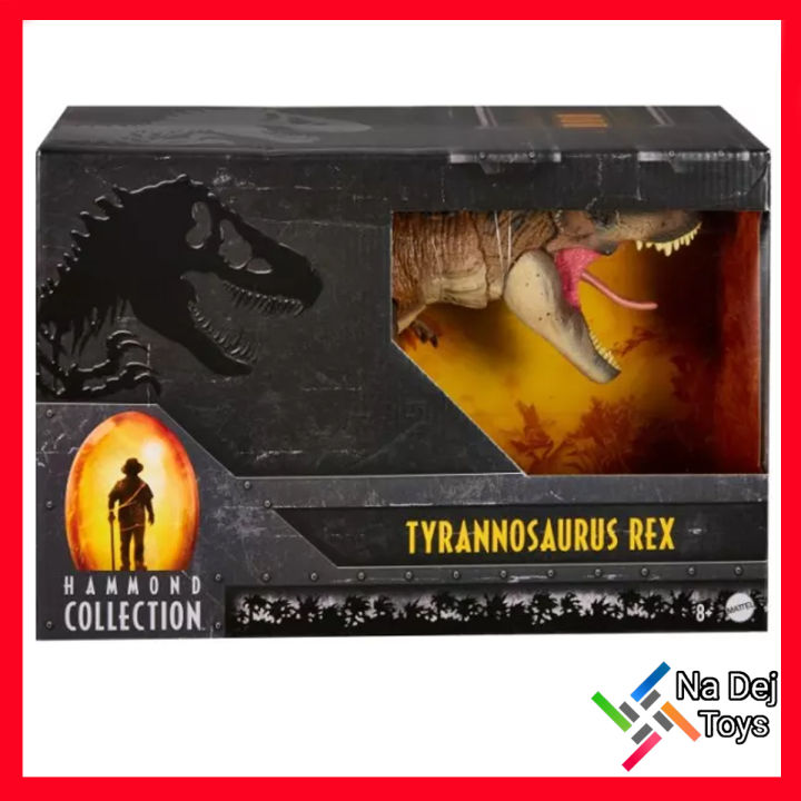 Mattel Jurassic World Hammond Collection Tyrannosaurus Rex 12" Figure ...