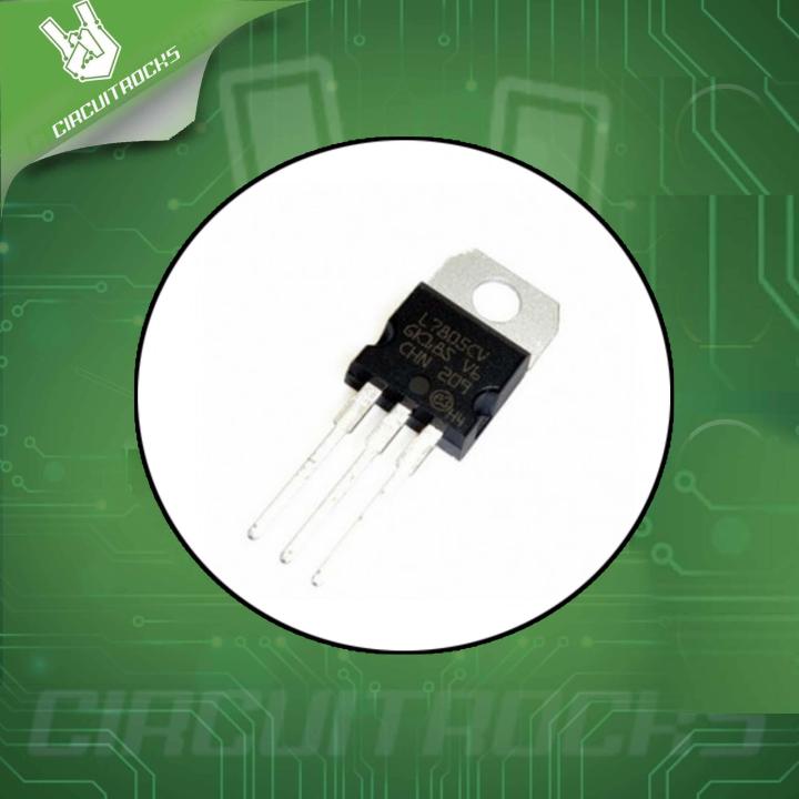 Circuitrocks L7805CV LM7805 L7805 7805 Voltage Regulator IC 5V 1.5A TO-220 | Lazada PH