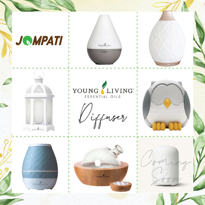 Original Young Living Diffuser (Feather the Owl/ Desert Mist/ Dewdrop ...