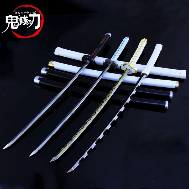 [MFPP] Demon Slayer Real Katana Swords 25cm Anime Demon Slayer Cosplay ...