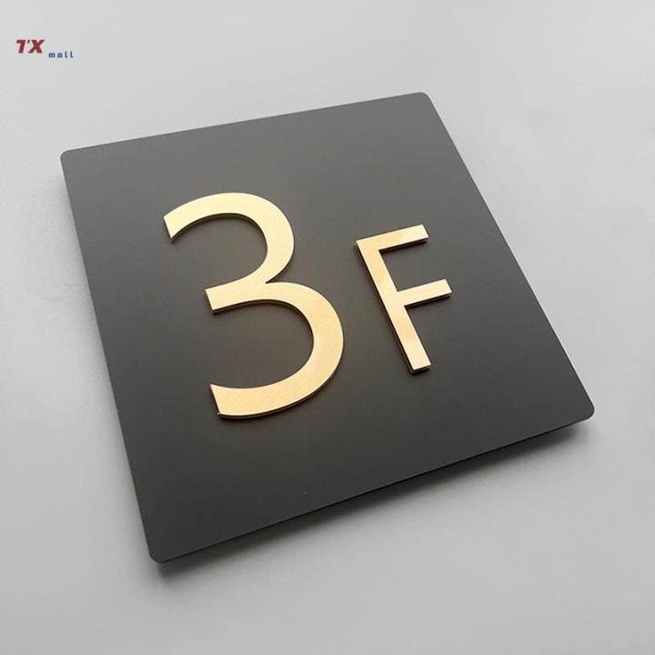 【TX】 Acrylic Floor Plate Floor Number Unit Plate Building Elevator ...