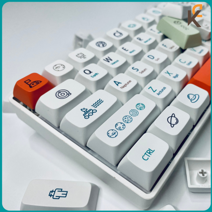 Keycap PBT XDA Planet 124 nút cho Bàn Phím Cơ | Lazada.vn