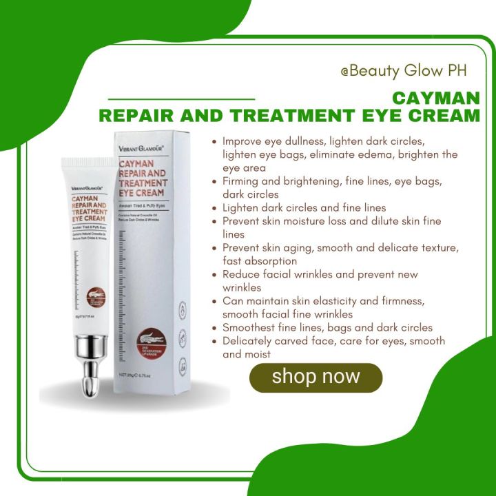 Cayman Repair and Treatment Eye Cream Remove Dark Circles Fades Eyebags ...