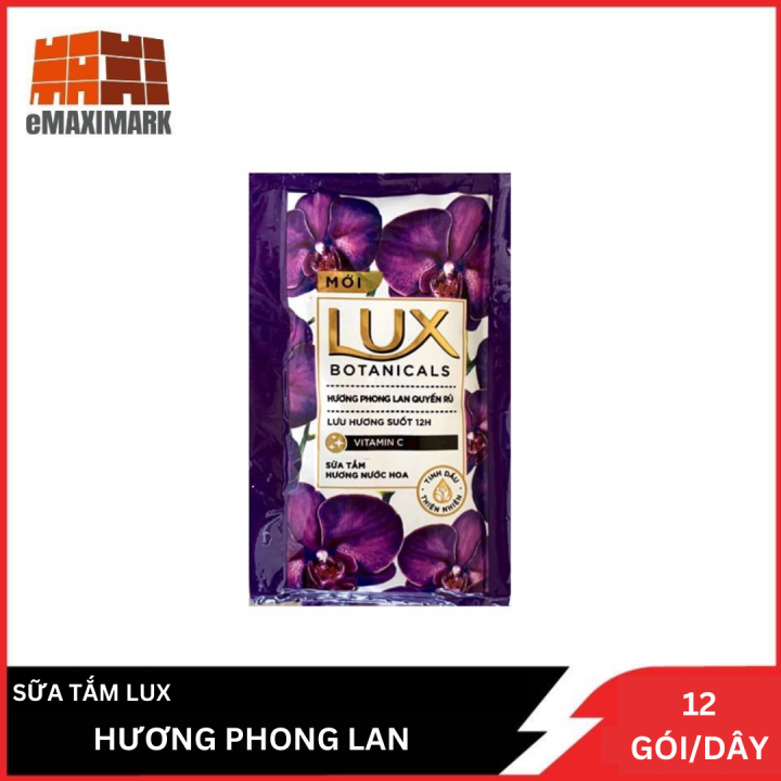 Sữa Tắm Lux Hương Phong Lan Quyến Rũ Dây 12 Gói | Lazada.vn