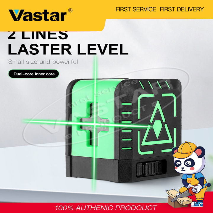 Vastar 2 Lines Level Self Levelling ( 3 Degrees) Green Red Beam ...