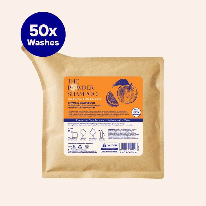 The Powder Shampoo Strengthening Shampoo For Normal & Sensitive Scalps ...