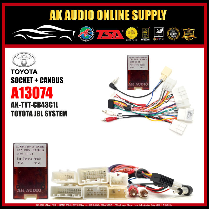Toyota Harrier/ Prado 6S AK- 6S+ Canbus LZ JBL System -A13074 | Lazada