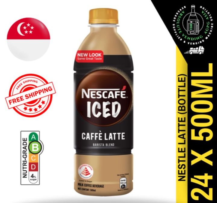 NESTLE Nescafe Barista Blend Iced Latte 500ML X 24 (BOTTLE) | Lazada ...