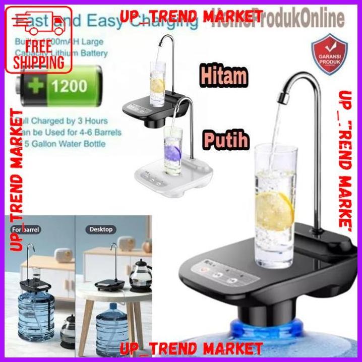 Alat Pompa Galon Air Elektrik Tatakan Meja Otomatis Rechargeable ...