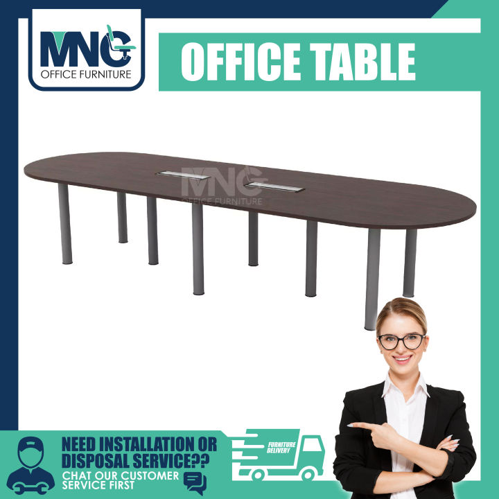 QIC36 Oval Shape Conference Table / Meeting Room Table / Meeting Table ...