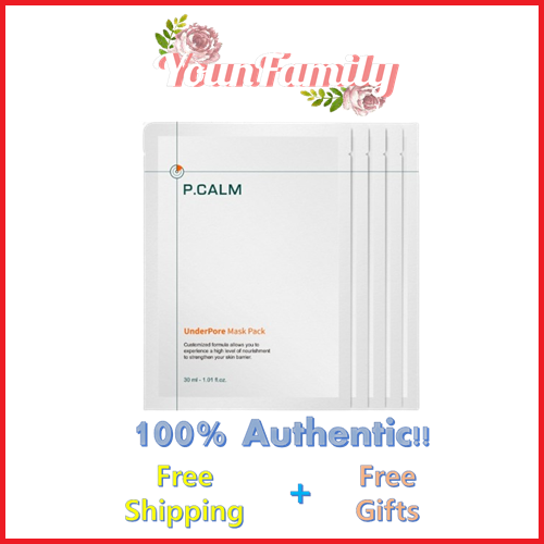 [P.CALM] UnderPore Faical Mask Pack 30ml * 5 sheets | Lazada PH