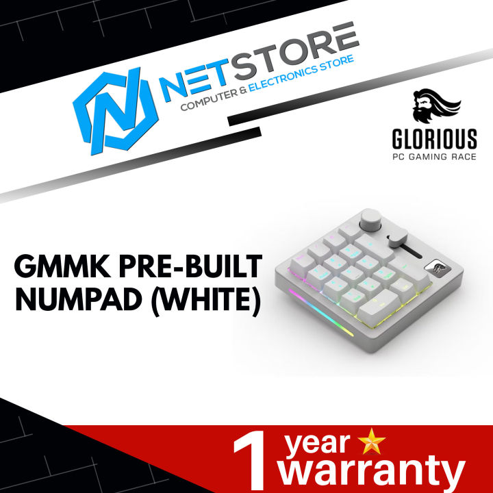 GLORIOUS GMMK PRE-BUILT NUMPAD - WHITE (GLO-GMMK-NP-FOX-W) | Lazada