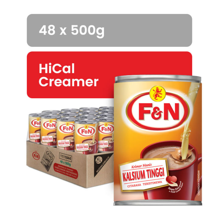 F&N Hi Cal Sweetened Creamer 500g X 48 | Lazada