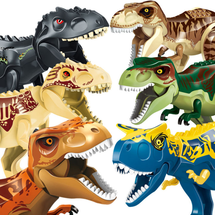Building Block Dinosaur Animal Big Figures Toy Building Kit Jurassic ...