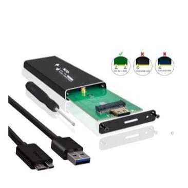 CASE M.2 SATA SSD To USB 3.0 External SSD Enclosure | Lazada Indonesia