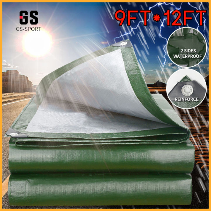 Trapal waterproof makapal Canopy heavy duty outdoor portable tarpaulin ...