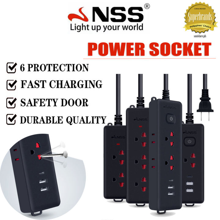 Multi Function Socket Extension Outlet With Switch Usb Cable Socket Power Extension Sockets