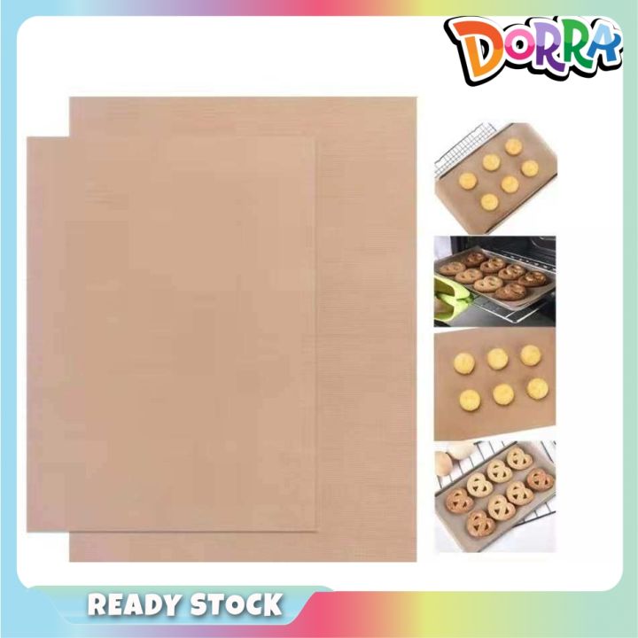 READY STOCK * Reusable Baking Mat BBQ Grill Non Stick Sheet Macaron ...