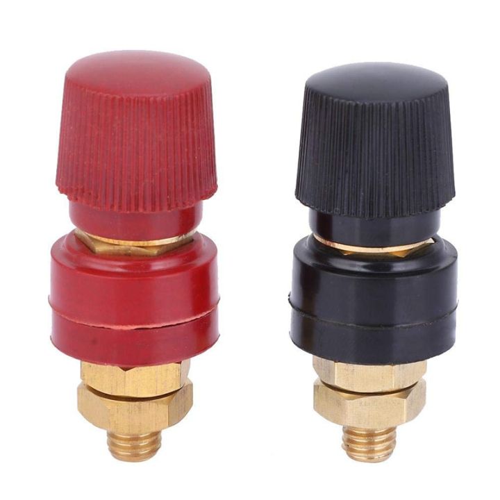 2Pcs Terminal Binding Post, 555 Type Brass Pillar Terminal Block M8 ...