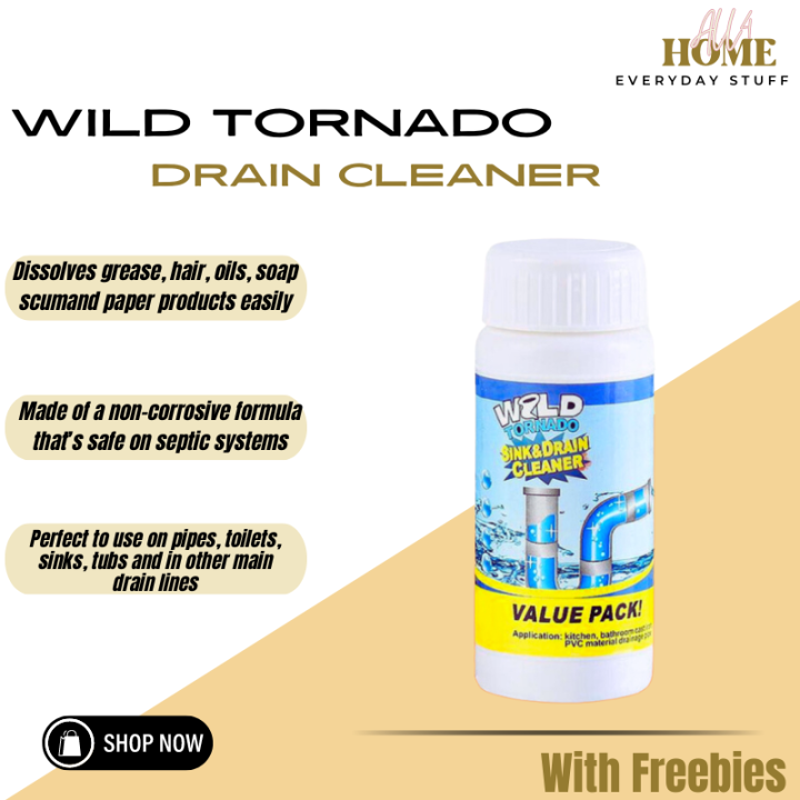 Household Wild Tornado Powerful Sink&Drain Cleaner Quick Foaming High ...
