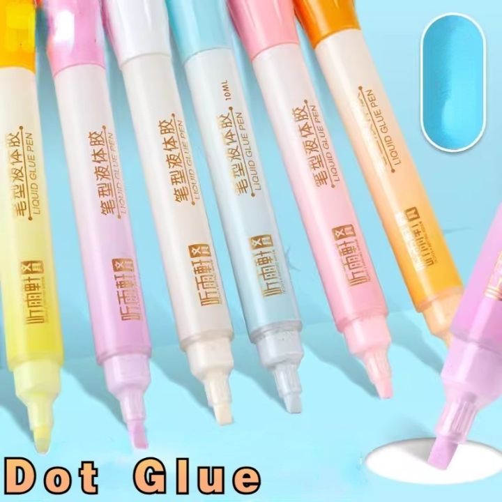 Large Capacity Pen Type Liquid Glue Simple Dry Quick Dot Glue Creative ...