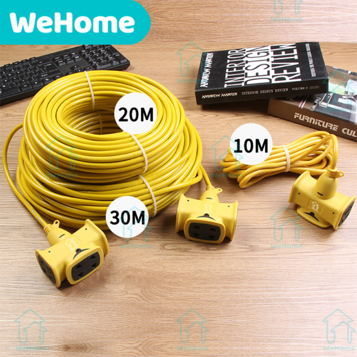 LANG Original Extension Cord Socket With Cable Extra-long Plug-in Strip ...