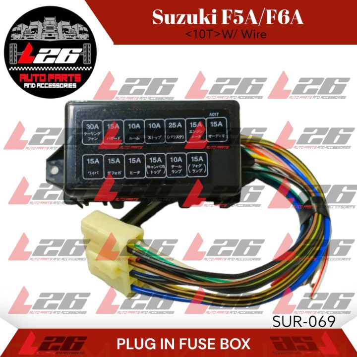 Fuse Box Assembly for Suzuki Multicab F5A/F6A Fuse Box Assembly with ...