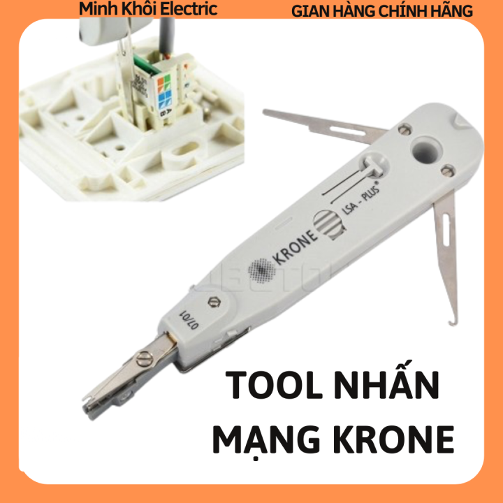 Tool nhấn mạng Krone LSA,tool nhấn phiến,dao phập phiến,dụng cụ test ...