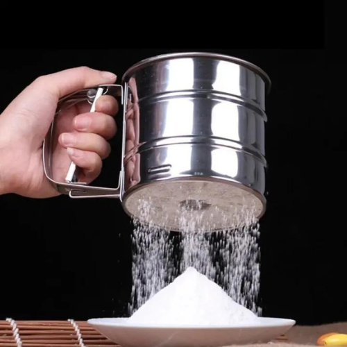 STAINLESS STEEL POWDER SIFTER | Bakeries And Pastries Flour Sifter Cup ...
