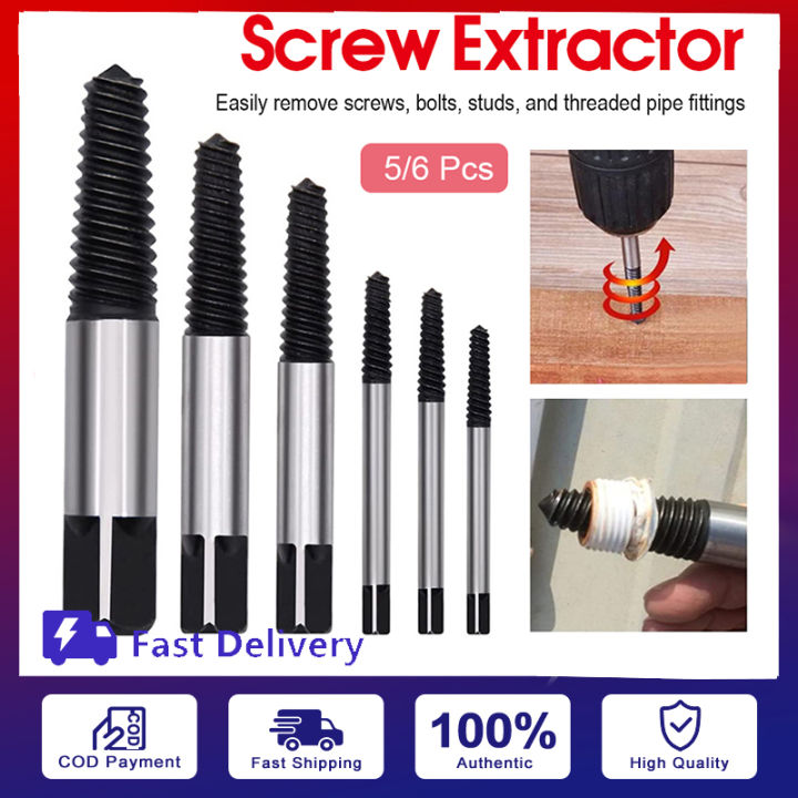 Pipe Damages Screw Extractor Broken Screw Bolt Screw Easy Out Remover ...