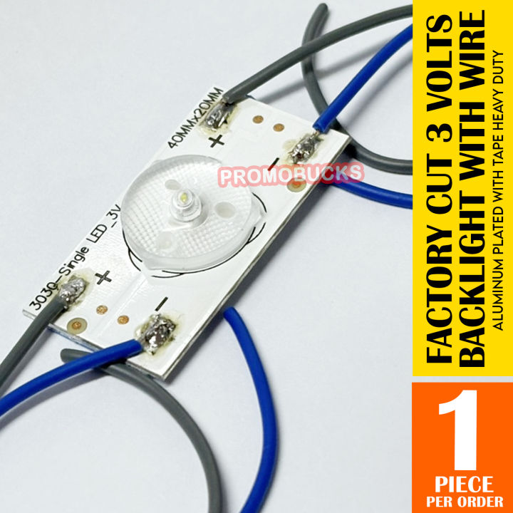 PROMO 3V Factory Cut Backlight With Wire Heavy Duty | Lazada PH