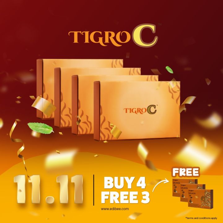【FREE GIFT】【Buy 4 Free 3】Edibee Tiger Milk Mushroom TigroC Vitamin C ...