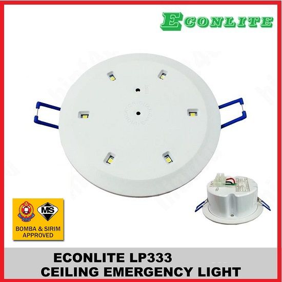 ECONLITE LP-333 SMD LED EMERGENCY LIGHT (WHITE) [RECESSED TYPE] | Lazada