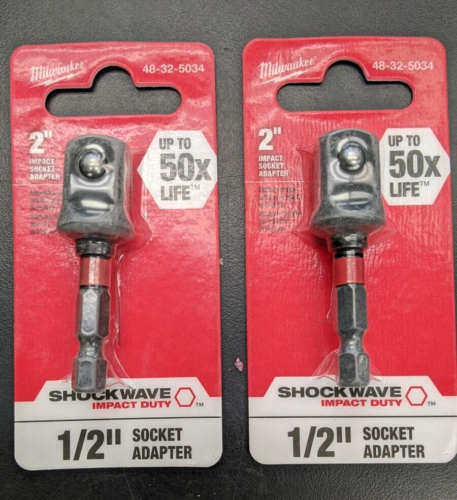 แปลงหัวบล็อค Milwaukee 48-32-5034 Impact Socket Adapter ราคา/1ชิ้น 1/2 ...