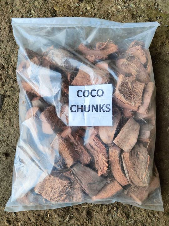 Coco Chunks (1Liter) Best for Soil Mix, Soil Amendments, and Organic ...