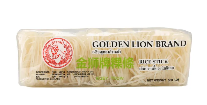 Golden Lion Rice Sticks Noodle / Mee Pad Thai 500gm | Lazada