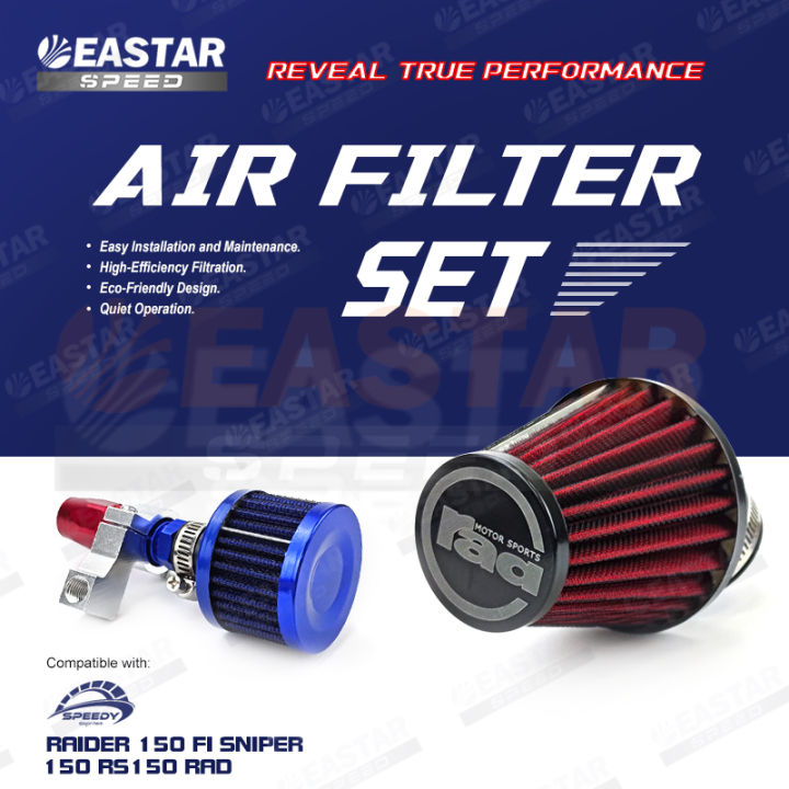 RAD Air Filter and Engine Breather Filter Set for Raider 150 Fi Sniper ...
