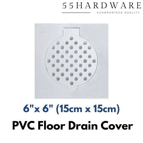 PVC 6" x 6" Plastic Floor Drain Hole Cover Floor Trap Floor Grating ...