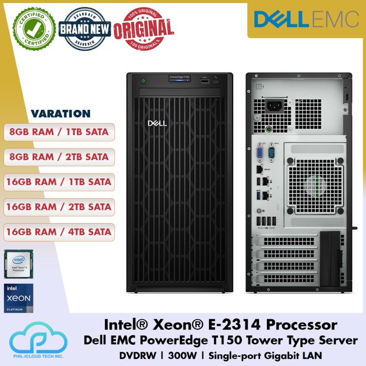 Intel® Xeon® E-2314 Processor | Dell EMC PowerEdge T150 Tower Type ...