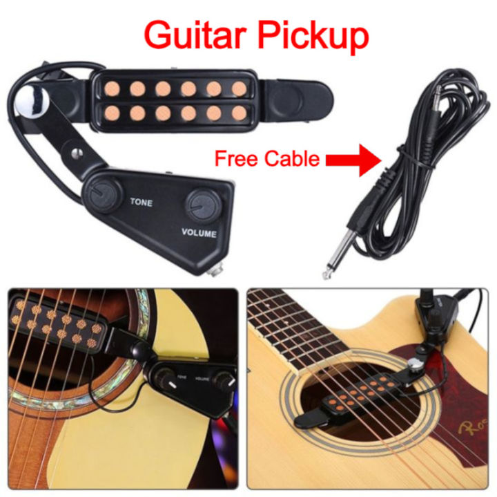 Guitar Acoustic Pickup 12 Hole for Gitar Akustik Murah Original With ...