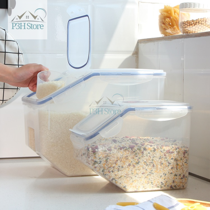 Thùng đựng gạo Lock&Lock Special 5L HPL700 - 10Kg HPL510 - Thiết kế nhỏ ...