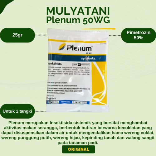 Insektisida Plenum Obat Wereng 50 WG Insektisida Sistemik 25 Gram ...