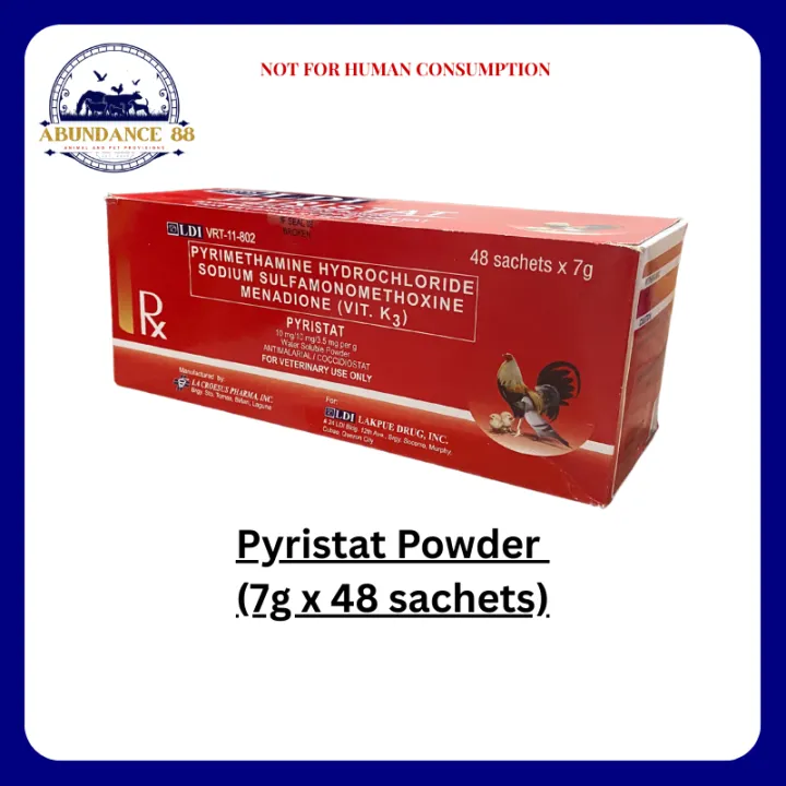LDI PYRISTAT POWDER (PARASITICIDES) 7G X 48 SACHETS PER BOX | Lazada PH