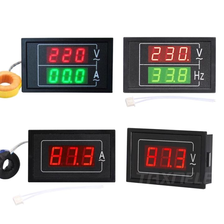DL85 AC80-500V 100A 60A Dual Display Voltage Current Meter Detector ...