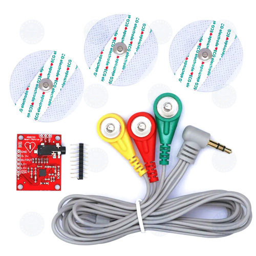 Pulse Heart Rate Sensor AD8232 Type B ECG Monitor Module Compatible with Arduino and Raspberry ...