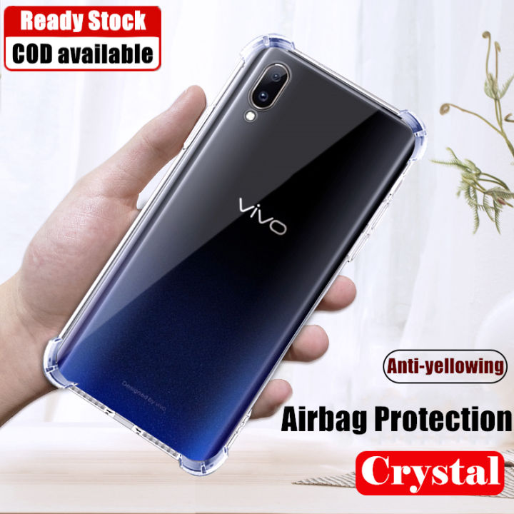 เคสยางใสนิ่มกันตกสำหรับ Vivo V11 V11 Pro 1804 1813,ปกป้องตัวเครื่อง ...